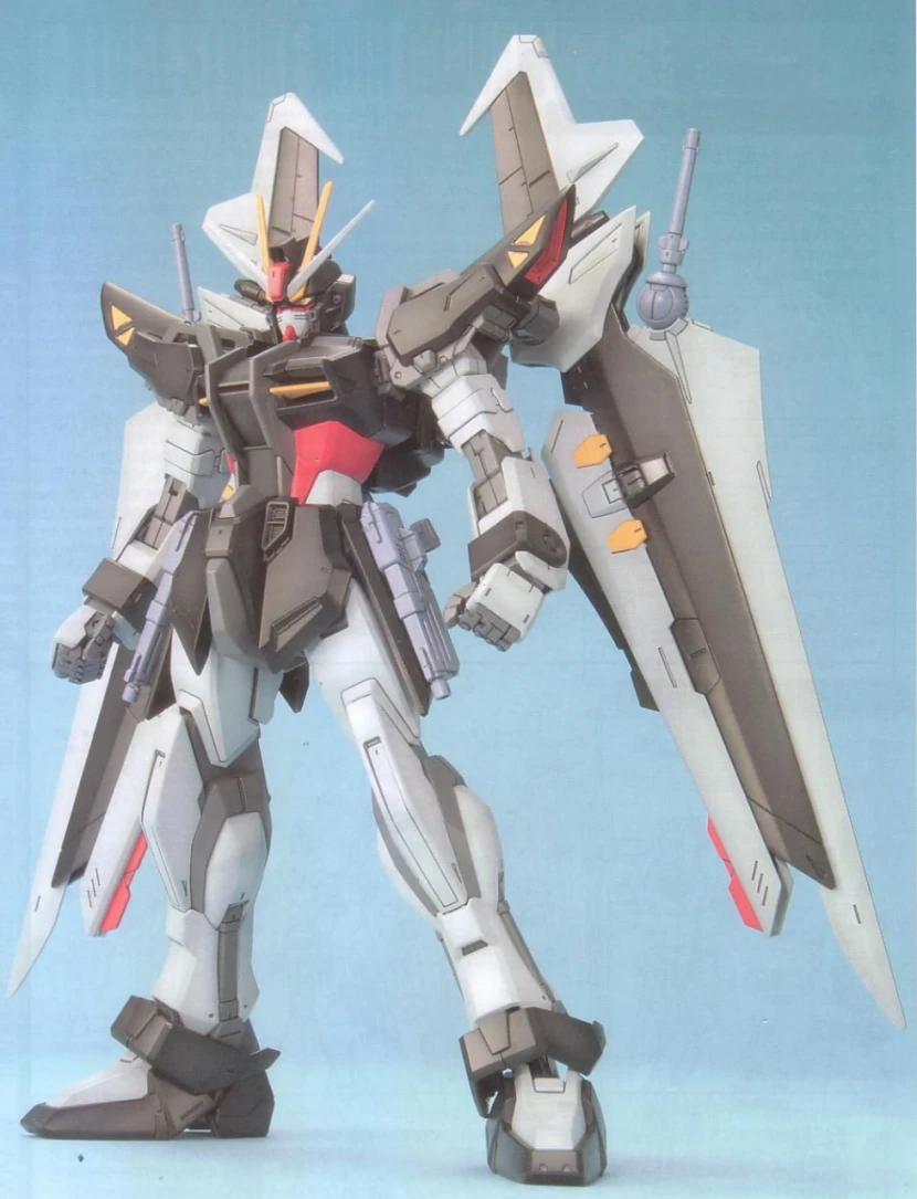 高达SEED机体介绍----GAT-X105E 漆黑强袭高达 - 哔哩哔哩