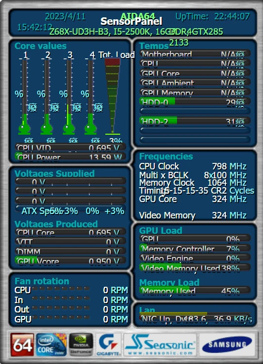 aida64 副屏lcd项目壁纸模板 论坛搬运收集（蓝奏云） - 哔哩哔哩