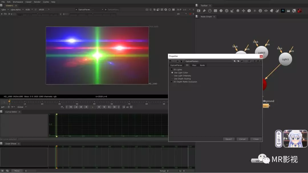 NUKE版本的Optical Flares使用小技巧 - 哔哩哔哩