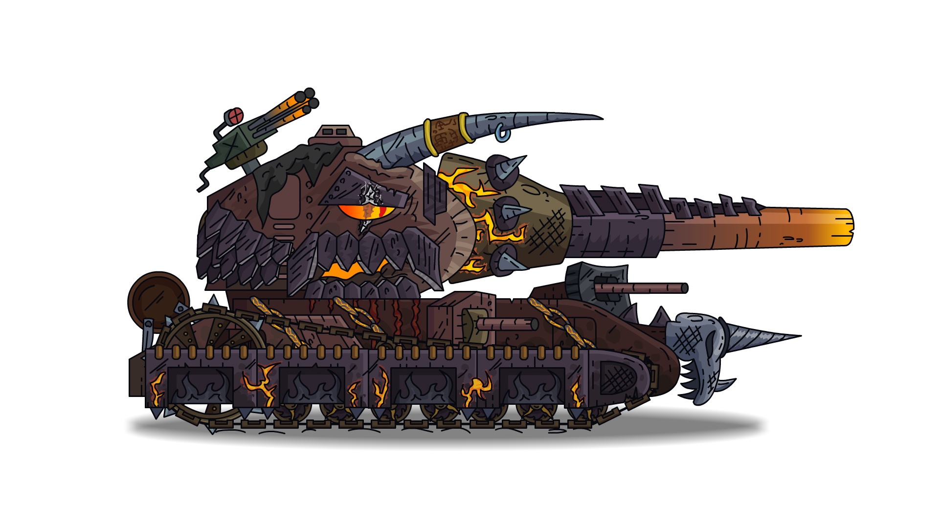 Gerand坦克动画恶魔系坦克素材合集 - 哔哩哔哩