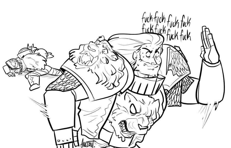 【战锤40K】太空野狼·“狼王”黎曼·鲁斯 - 哔哩哔哩