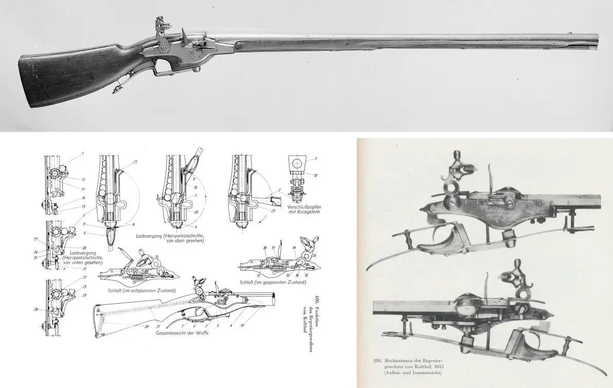 卡尔霍夫连发枪(Kalthoff Repeater):世上首款在军队服役的连射枪 - 哔哩哔哩
