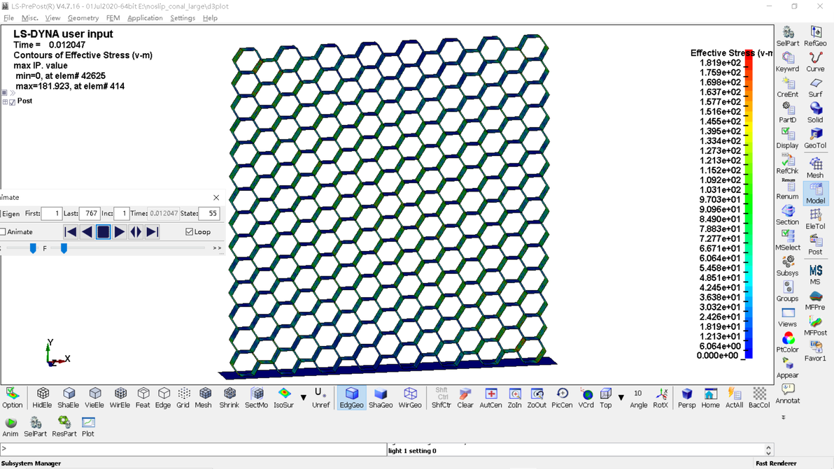 LS-PrePost v4.7使用小技巧 - 哔哩哔哩