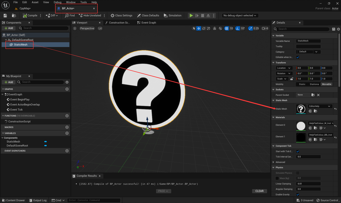 十二、蓝图与C++：实例化Actor与UObject - 哔哩哔哩