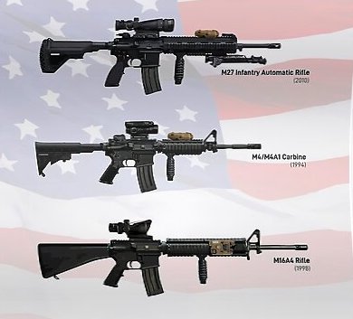 现役马润评价M4与M27：孩子只想要个全自动（不是） - 哔哩哔哩