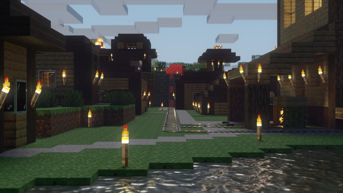 我的世界《SEUS PTGI HRR Test 2.1+PBR材质》与Blender《PBR》展示。4K - 哔哩哔哩