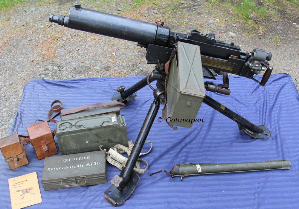 机枪科普：Ksp M/36重机枪 - 哔哩哔哩