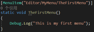 Unity编辑器扩展基本功能：MenuItem（在Unity主菜单中添加自定义子菜单） - 哔哩哔哩