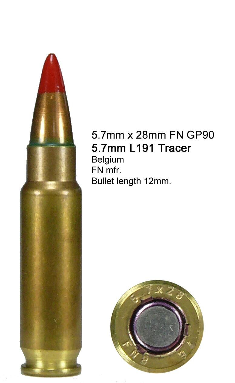 世界主流军用弹药科普（6）——两种PDW弹药上：5.7*28mm - 哔哩哔哩