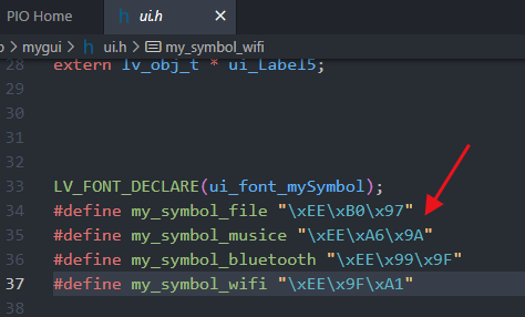 LVGL添加自定义图标字体 - 哔哩哔哩