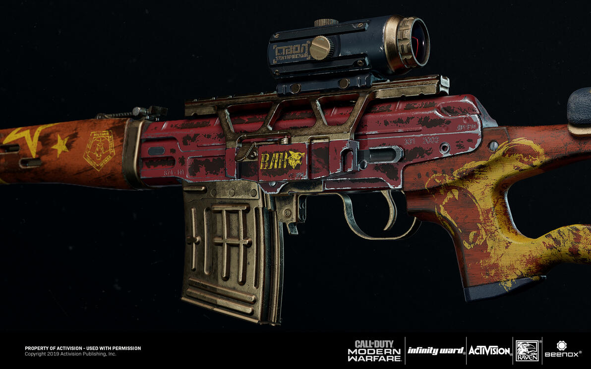 【COD16】IW军工集团产品预览图：来自俄罗斯的爱 - 哔哩哔哩