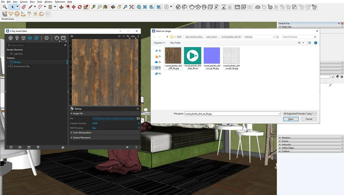 能用在您模型上的免费 SketchUp 纹理 - 哔哩哔哩
