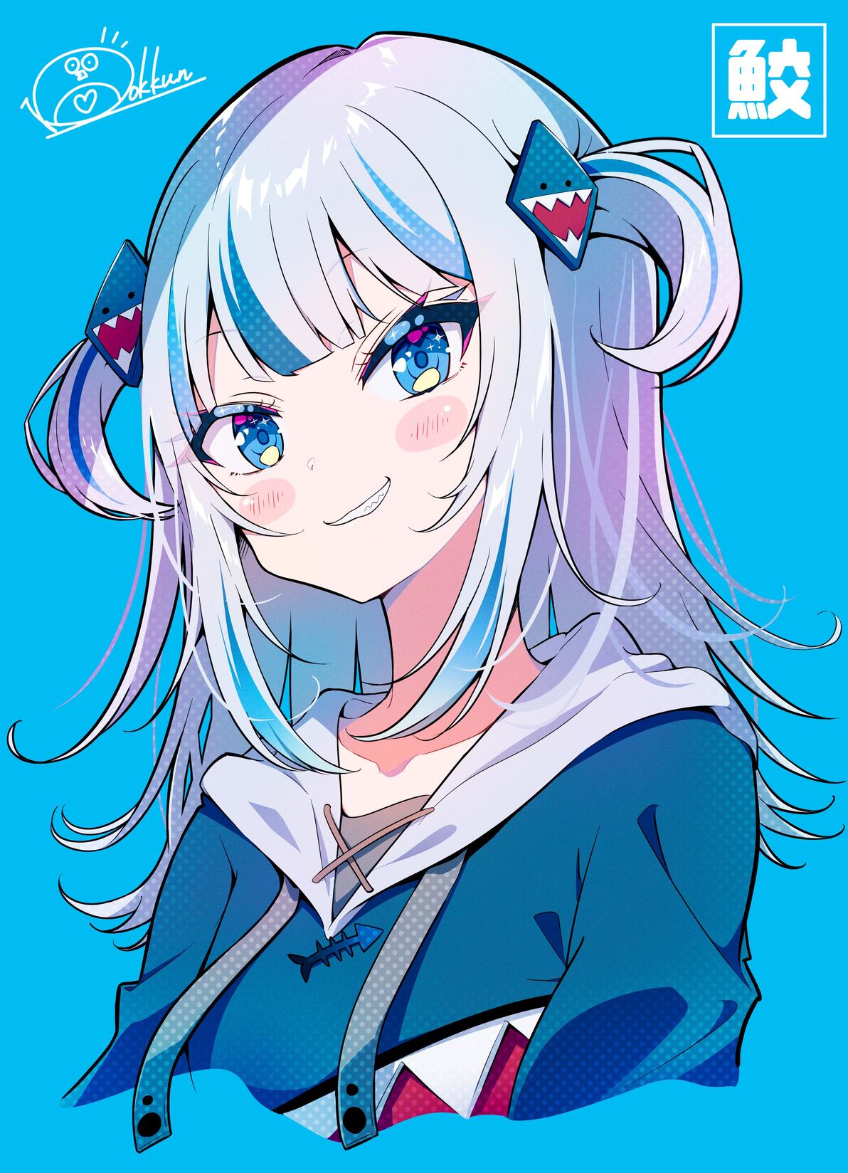 Gawr Gura高清壁纸【近百张合集】 #gawrt - 哔哩哔哩