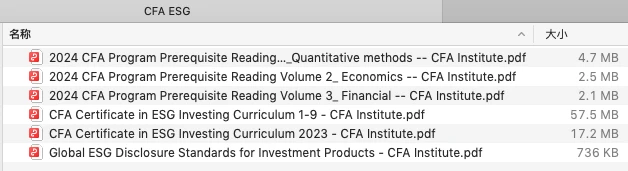 【CFA+ESG】最新2024资料汇总分享 - 哔哩哔哩