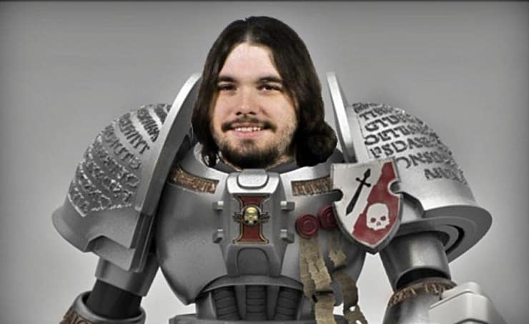 [战锤40K] 比拽哥还强的灰骑士--以恶魔为武器的剑圣--堡主加兰·克罗--Lex/1d4chan - 哔哩哔哩