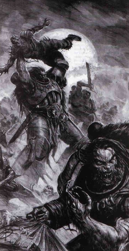 【战锤40K】太空野狼·少狼主-拉格纳·黑鬃 - 哔哩哔哩