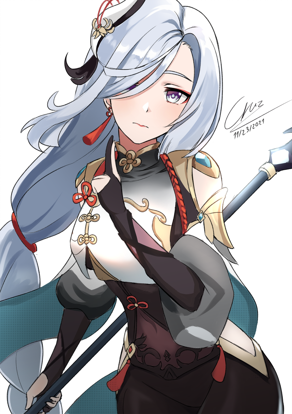 【原神】耗时超200小时找图，100张申鹤高质量美图、壁纸第一回，第三十七期（收藏向） - 哔哩哔哩