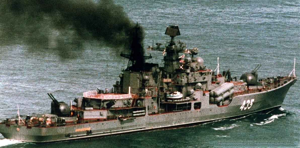 毛熊海军大型战舰介绍——956型驱逐舰 - 哔哩哔哩