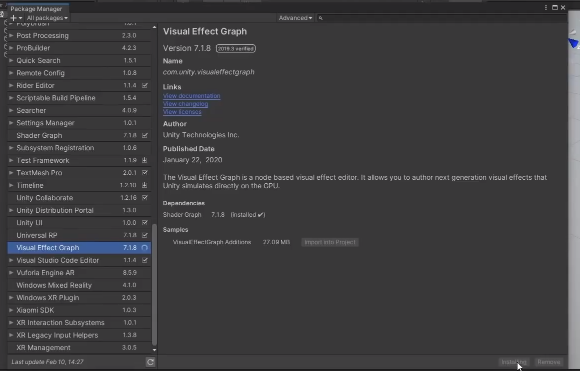 Unity学习笔记 Vol.72 使用 Visual Effects Graph 渲染粒子 - 哔哩哔哩