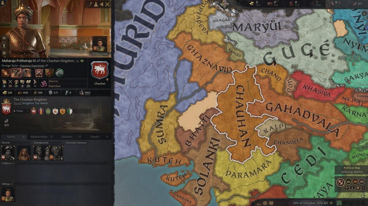 【十字军之王3/CK3】开发日志 #150 新的起始日期，消息设置等等 - 哔哩哔哩