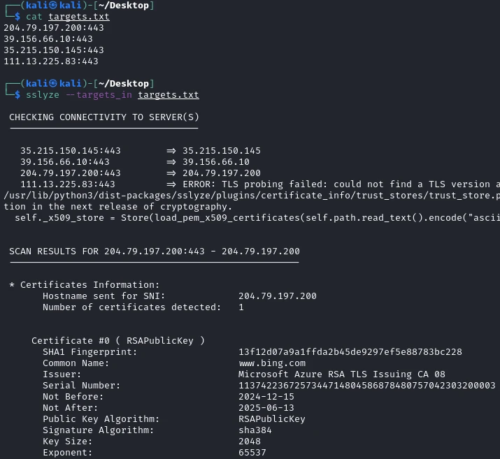sslyze：一个快速而强大的SSL/TLS扫描工具！全参数详细教程！Kali Linux 教程！ - 哔哩哔哩