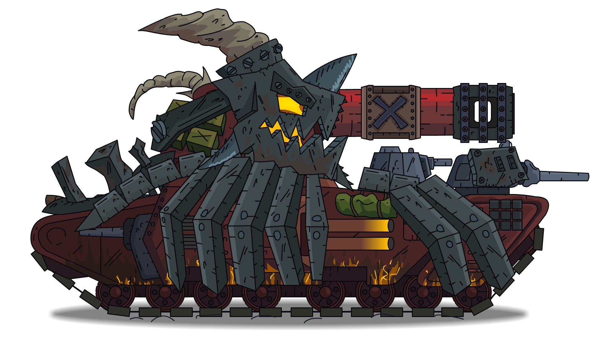 Gerand坦克动画恶魔系坦克素材合集 - 哔哩哔哩