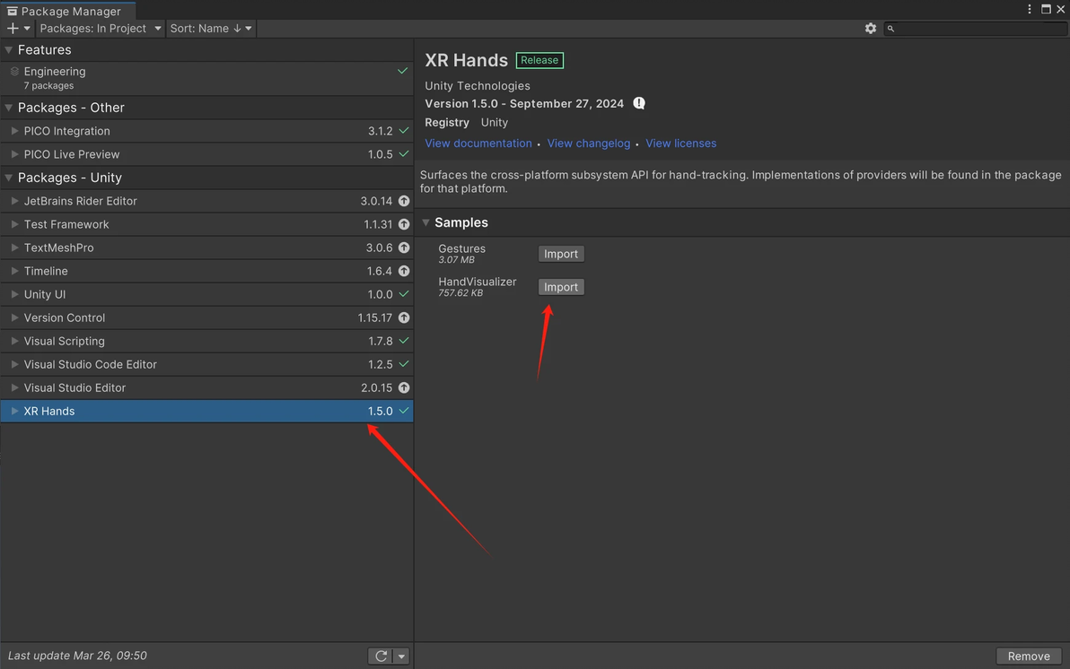 Unity Pico Integration 手和3D物体交互 - 哔哩哔哩