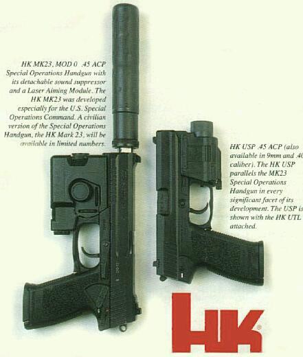 轻武器科普之MK23 Mod 0——政府青睐，士兵却不感兴趣 - 哔哩哔哩