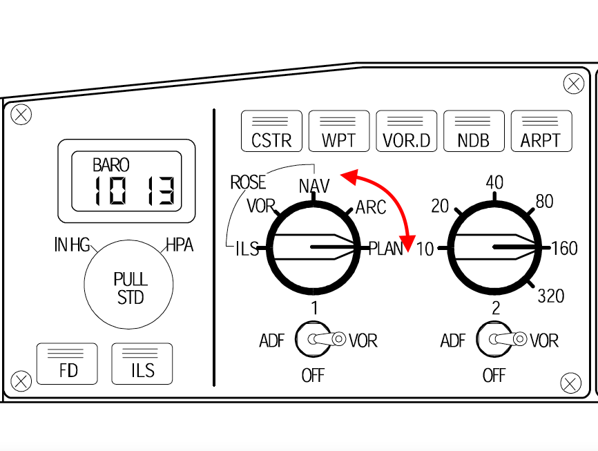 【A320 Magnifier】导航显示器（Navigation Display/ND） - 哔哩哔哩