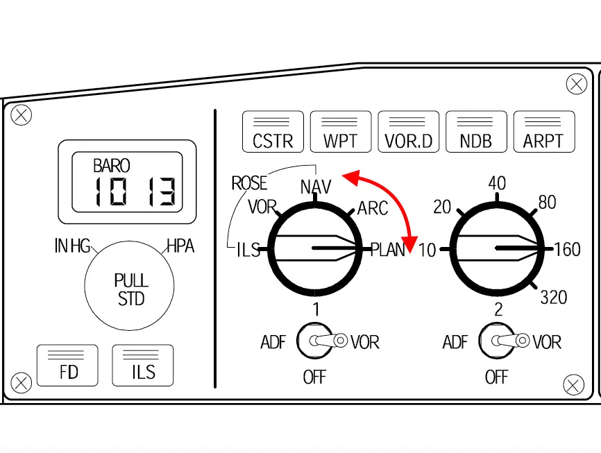 【A320 Magnifier】导航显示器（Navigation Display/ND） - 哔哩哔哩
