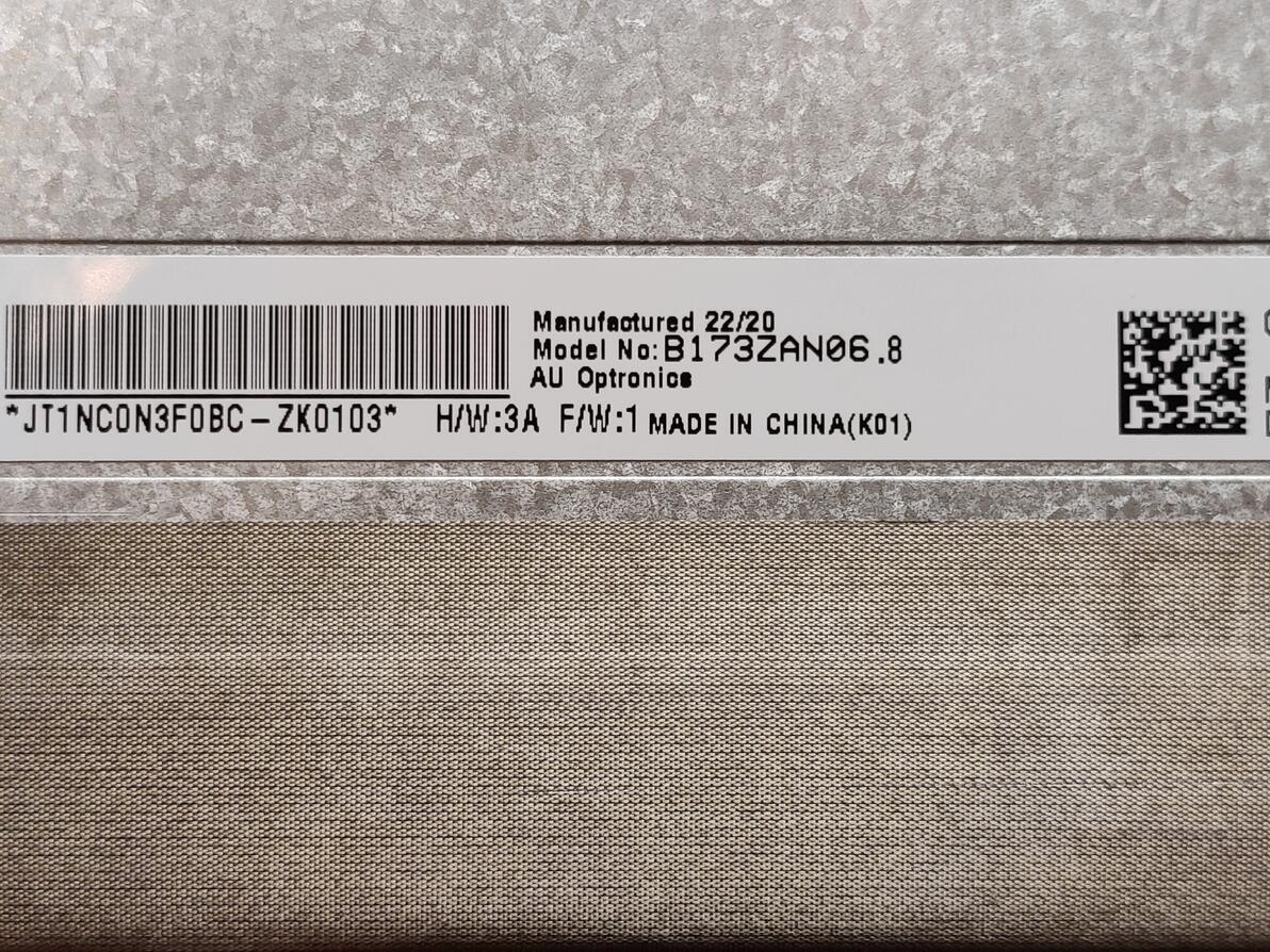 微星 GE77HX 更换 4K120Hz 10bit 屏幕参考 - 哔哩哔哩