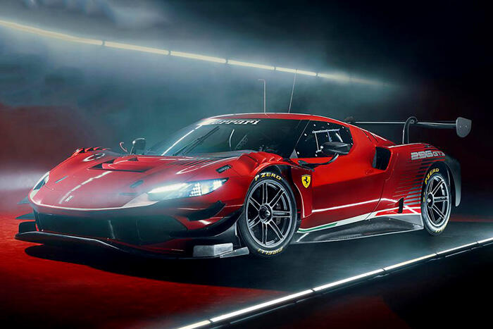 法拉利发布296GT3官图 套件夸张暴力能提升20%下压力 - 哔哩哔哩