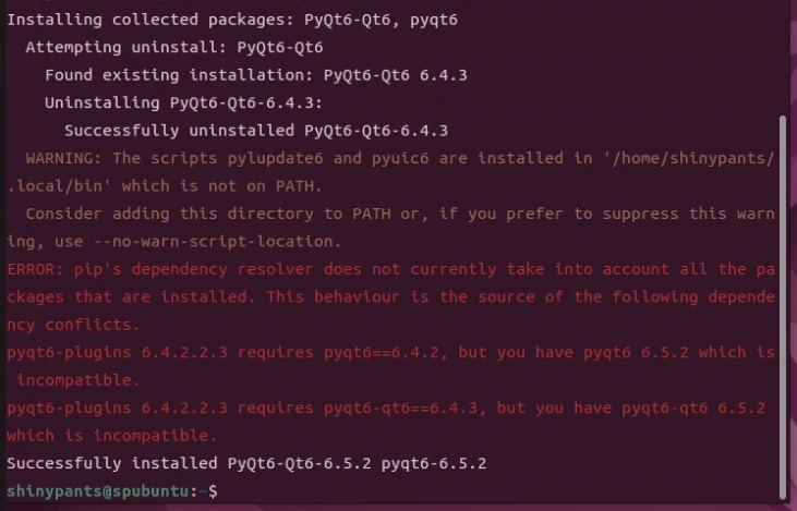 Linux(Ubuntu 22.04)安装PyQt6并在vscode中配置pyqt integration插件使用Designer工具 - 哔哩哔哩