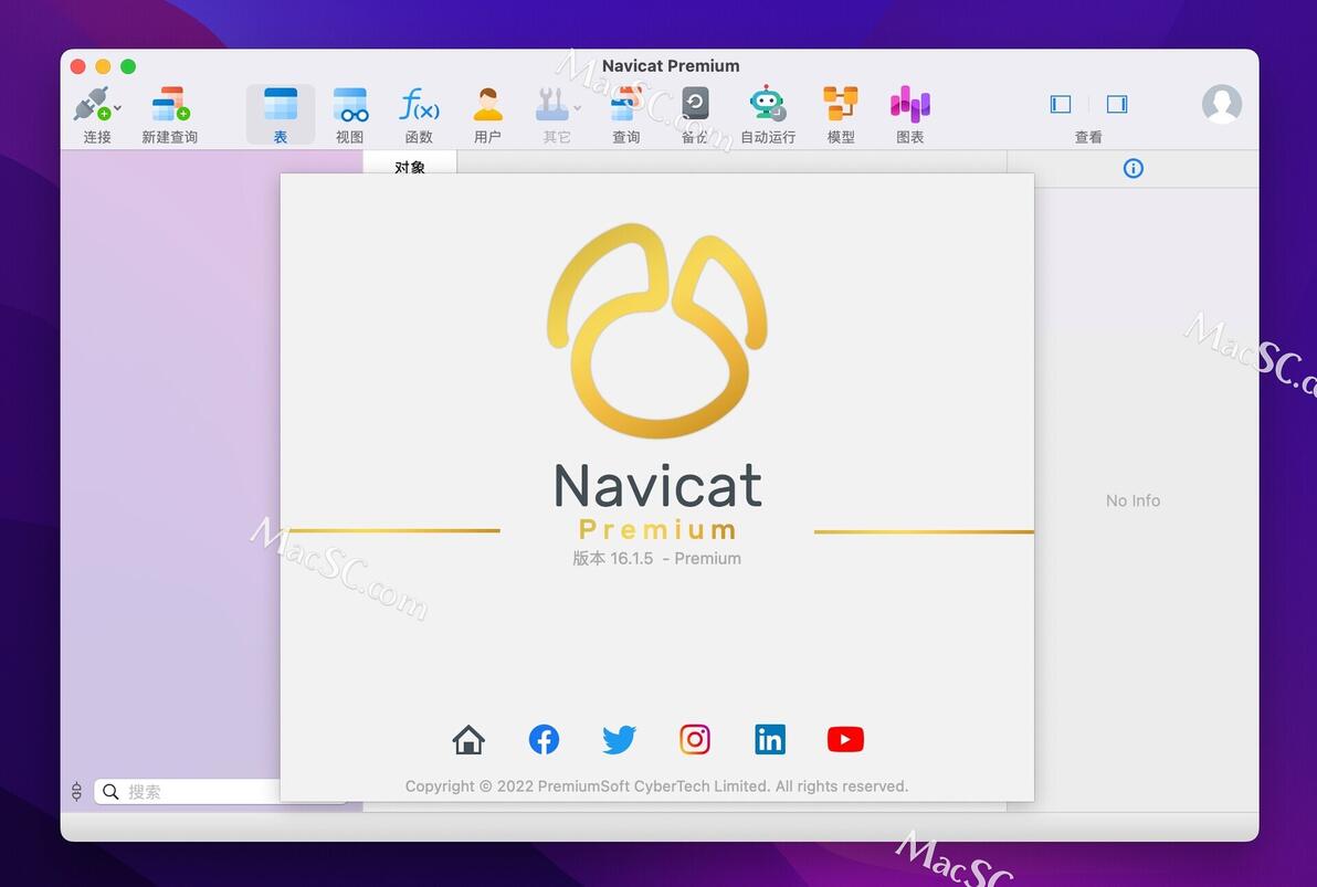 Navicat Premium 16 for Mac(数据库管理软件)v16.1.5中文激活版 - 哔哩哔哩
