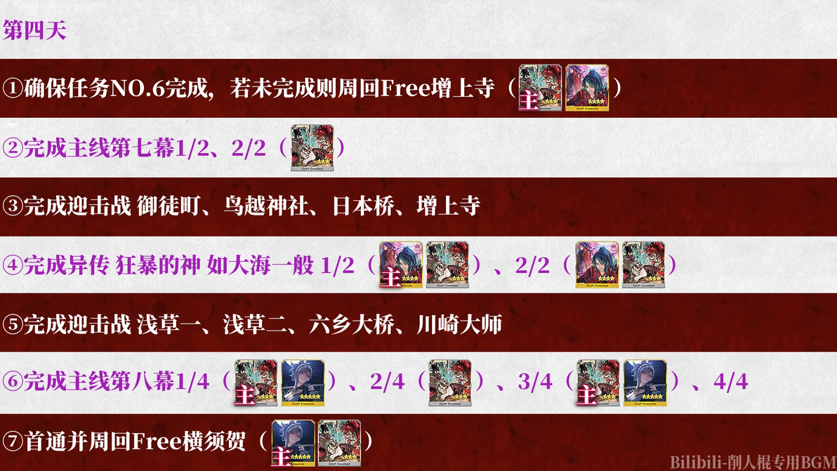 FGO国服《盈月剑风帖》FSR联动活动/一图流/90+/90++/高难攻略汇总 - 哔哩哔哩