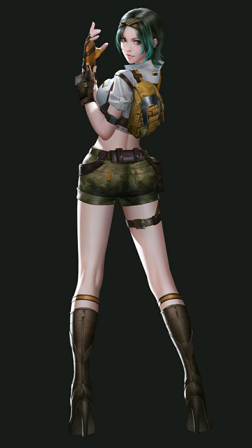 穿越火线手游女角色壁纸集合01 - 哔哩哔哩