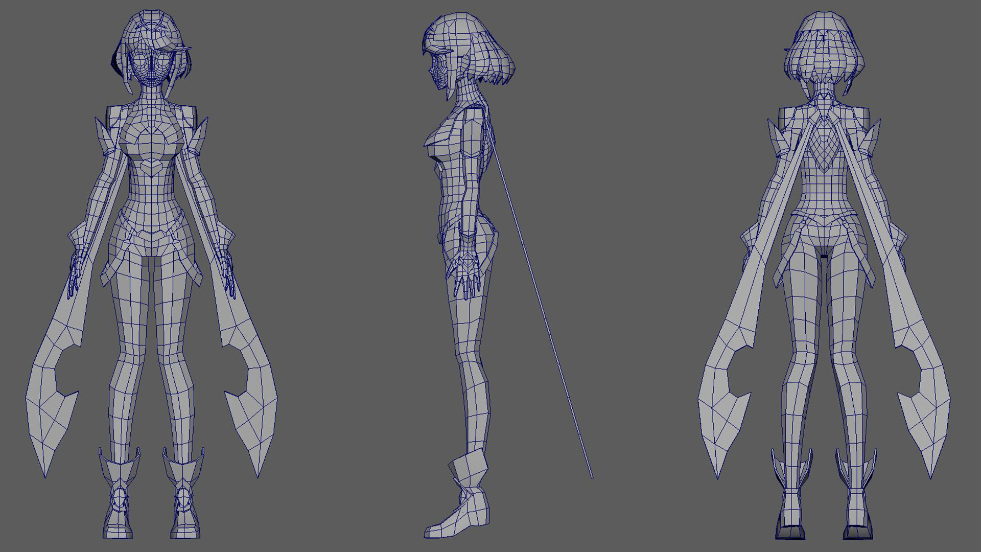 Maya low poly character modeling - 哔哩哔哩