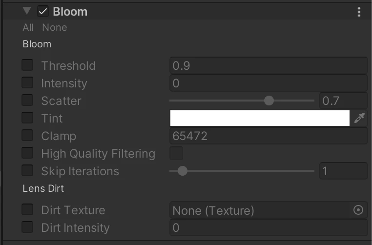 Unity 后处理（Post-Processing） -- （2）创建后处理配置文件 - 哔哩哔哩