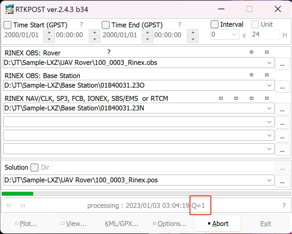 基于RTKLIB的无人机PPK解算 - 哔哩哔哩
