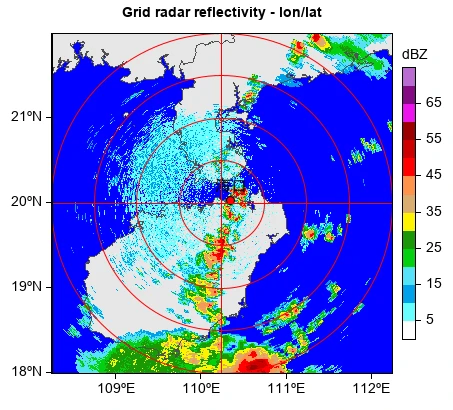 雷达基数据处理 - 规则网格PPI、组合反射率、CAPPI - 哔哩哔哩