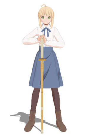 FATE/MMD模型整理（Saber篇） - 哔哩哔哩