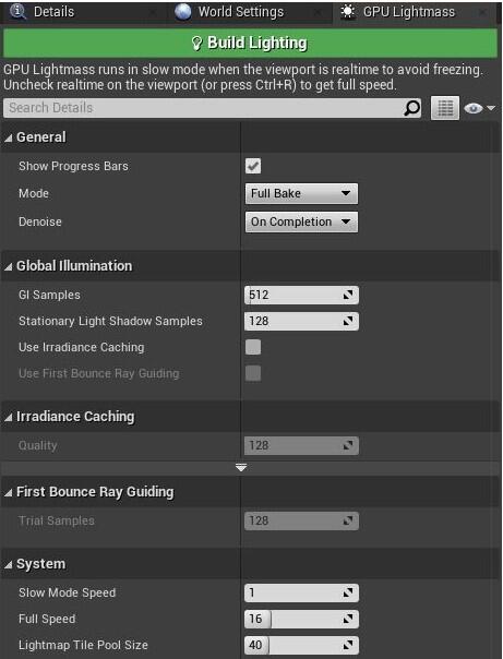 如何在虚幻引擎4.26中使用GPU Lightmass进行室内照明烘焙全流程 ！ - 哔哩哔哩