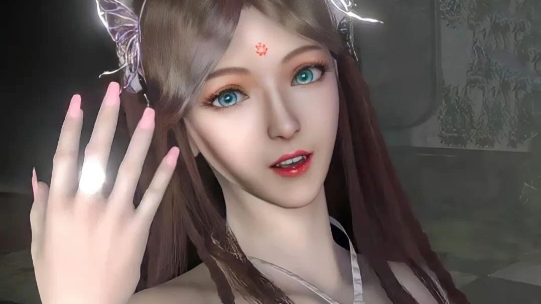 VAM模拟器MOD人物卡宁荣荣细节展示 - 哔哩哔哩