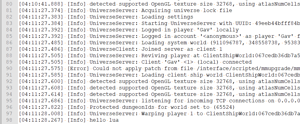 Starbound Lua入门教程---Hello Lua - 哔哩哔哩