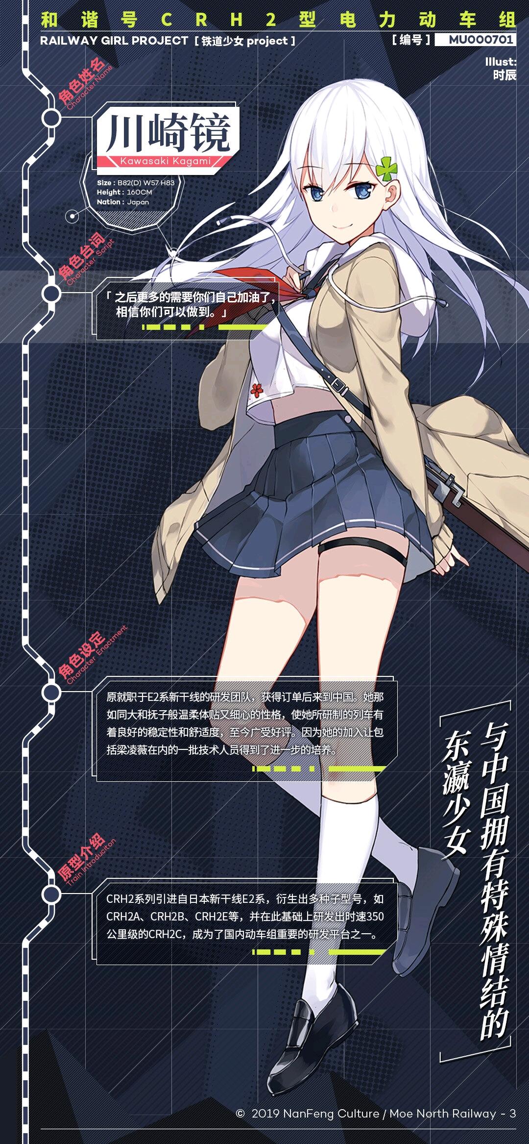 铁道少女project 人物角色介绍图总计（闲的蛋疼）动车篇 - 哔哩哔哩