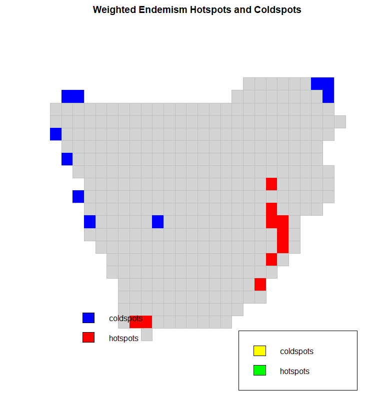 Phyloregion manual （3）coldspots & hotspots、collapse_range、count、 - 哔哩哔哩