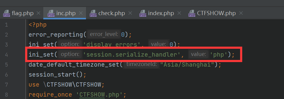 ctfshow web263(php session反序列化) - 哔哩哔哩