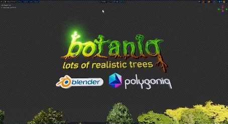 Blender插件 花草树木植物绿化模型预设Botaniq Tree And Grass Library V6.8 - 哔哩哔哩