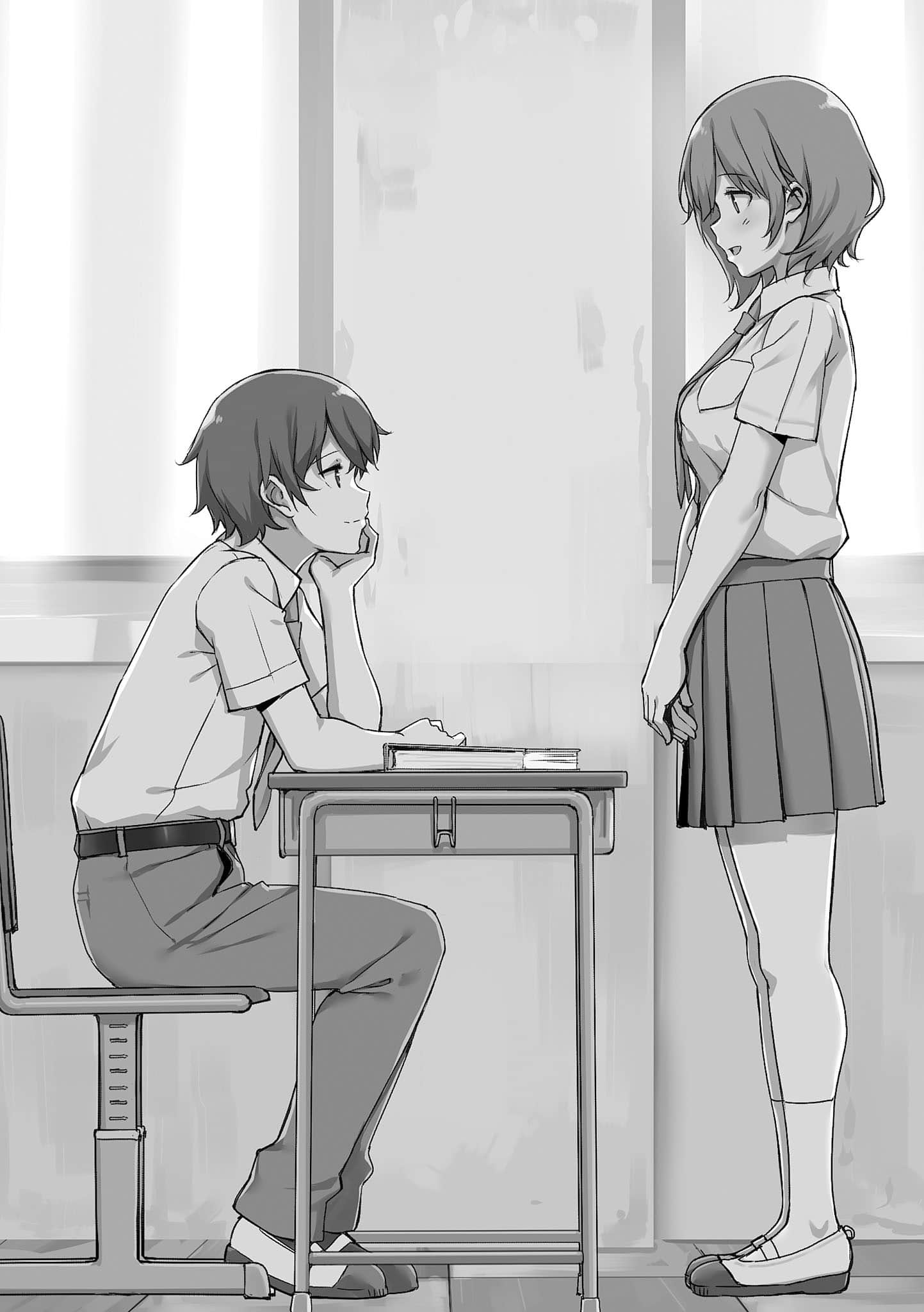 《继母的拖油瓶是我的前女友》第五卷插画 哔哩哔哩