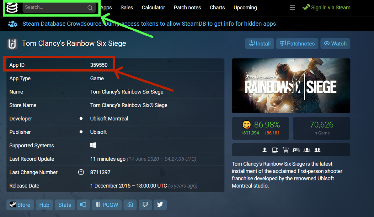 基于acf文件的解决steam库存中的游戏显示未安装的问题——以某彩六为例 - 哔哩哔哩